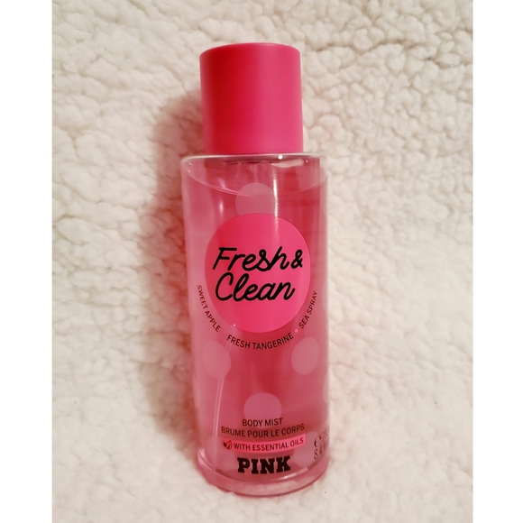 PINK Victoria's Secret | Other | New Pink Fresh And Clean Body Mist ...